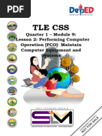 TVL - Ict - CSS: Quarter 3 - Modules 5-8: Maintain Computer Systems and Networks | PDF ...