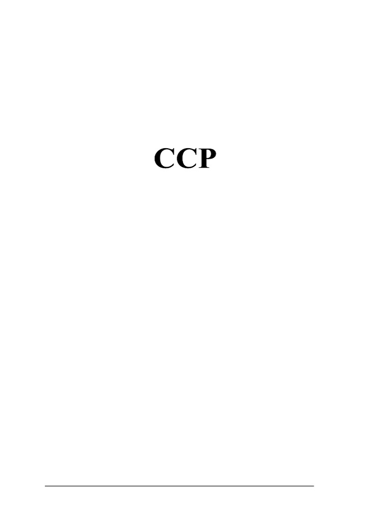 CCPINTRO | PDF | Random Access Memory | Read Only Memory