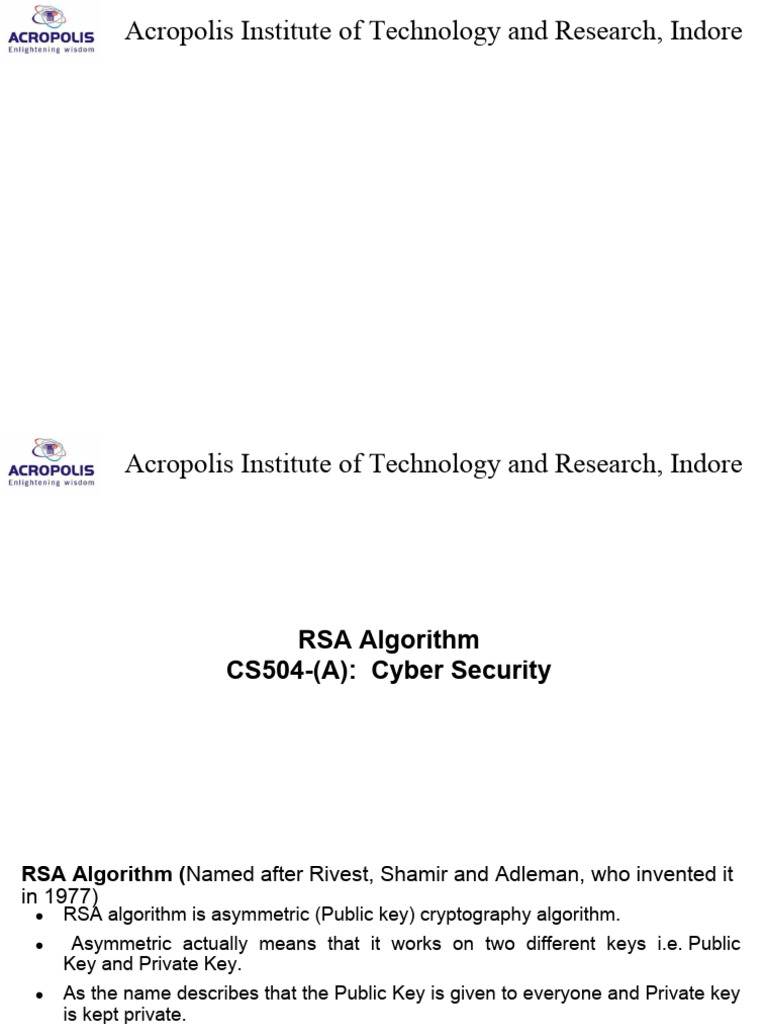 cyber security notes | PDF | Public Key Cryptography | Security Technology