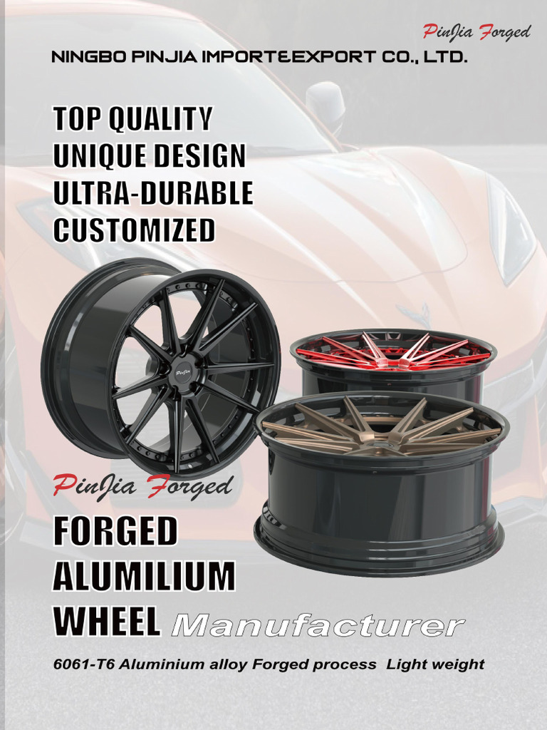 Pinjia Forged Wheel Catalogue 2024 (1) (2024-09-19 20 - 25 - 23) | PDF