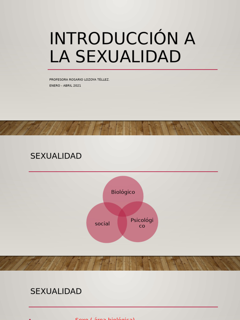 Introducción A La Sexualidad DH1 | PDF | La sexualidad humana | Género
