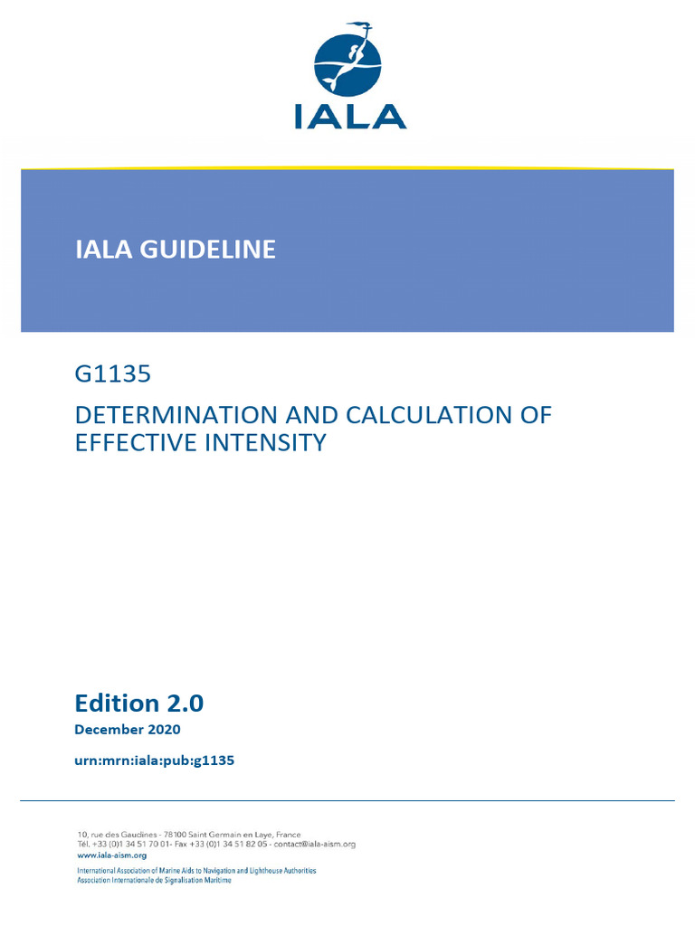 G1135 Effective Intensity Ed2.0 December 2020 | PDF | Convolution | Light