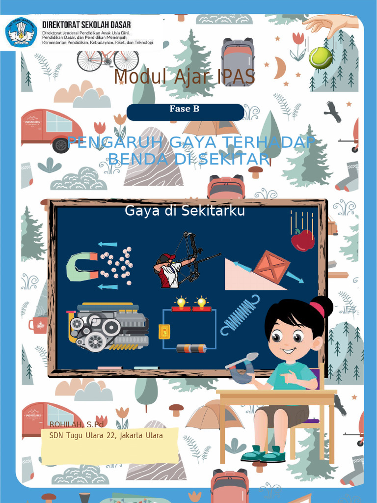 Modul Ajar (IPAS) - Pengaruh Gaya Terhadap Benda Di Sekitar - Kelas 4B PDF | PDF