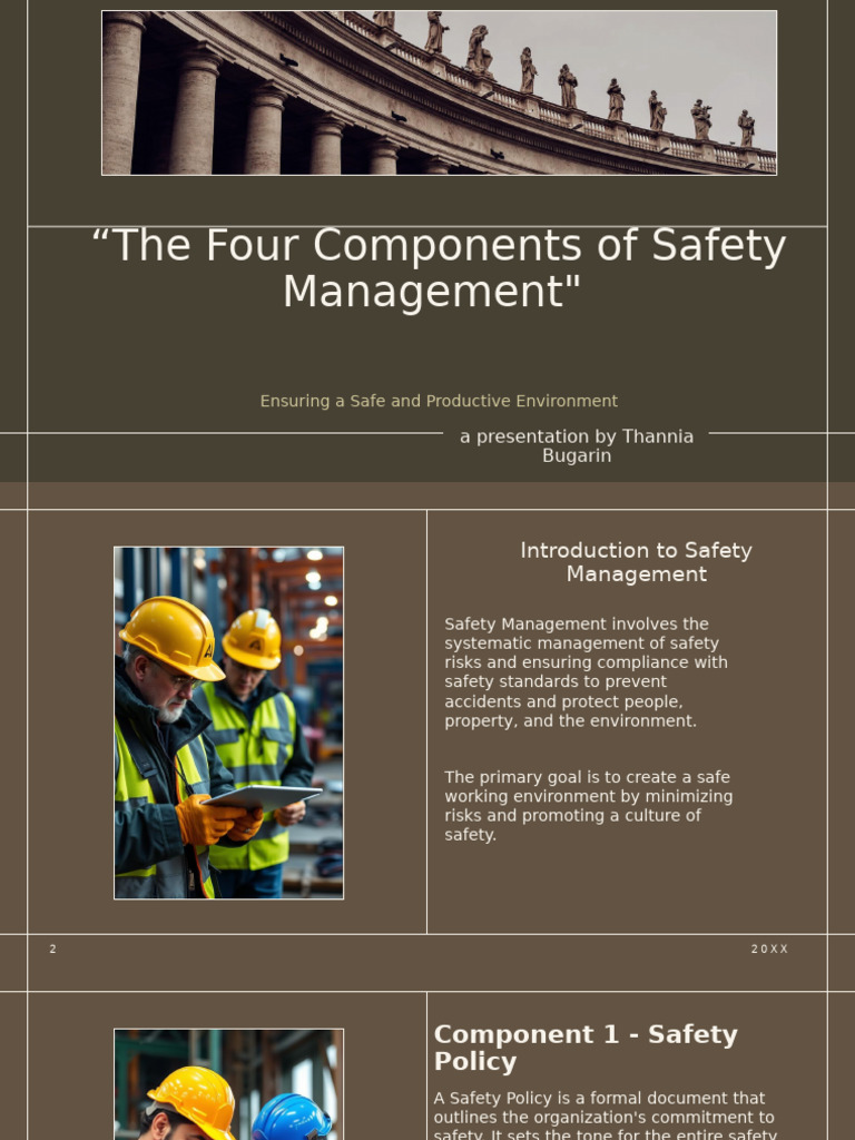 The Four Components of Safety Management | PDF | Safety | Risk