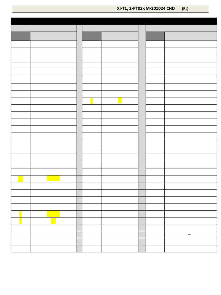 11th Mains - Ans Key 20-10-24 Revised | PDF