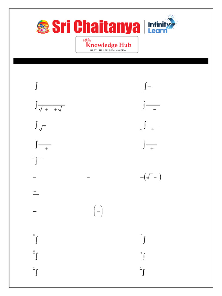 Definite Integrals DPP1 | PDF | Teaching Methods & Materials