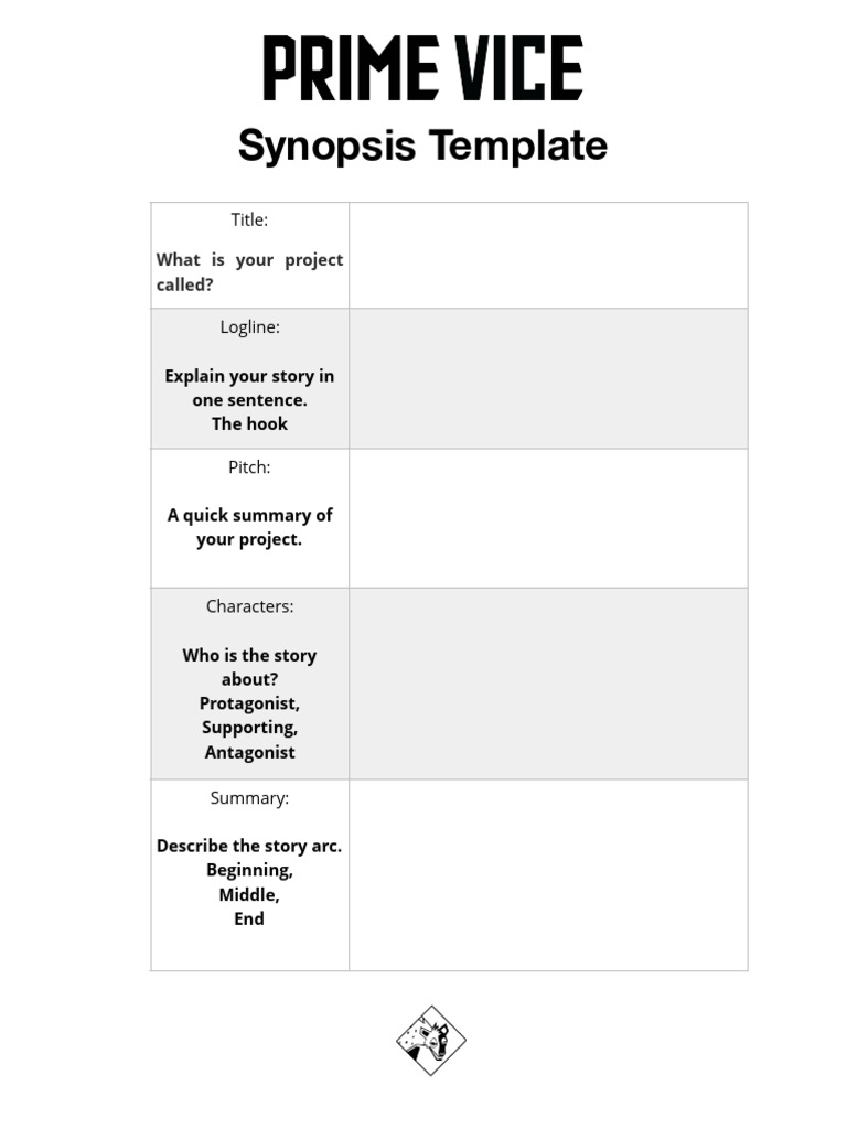 Pv Synopsis Template | PDF