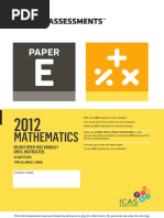 Icas Past Papers Answers | PDF