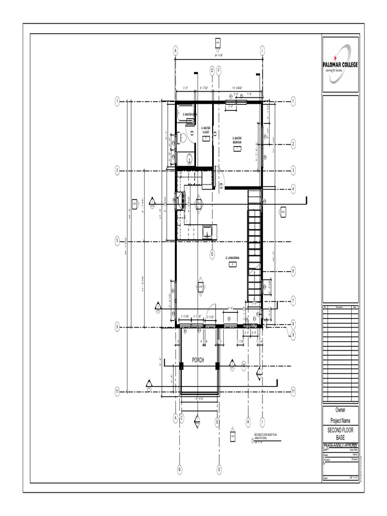Second Floor Base Plan-Annotations | PDF | Home | Room