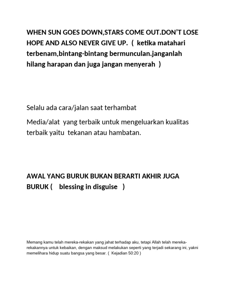 When Sun Goes Down | PDF