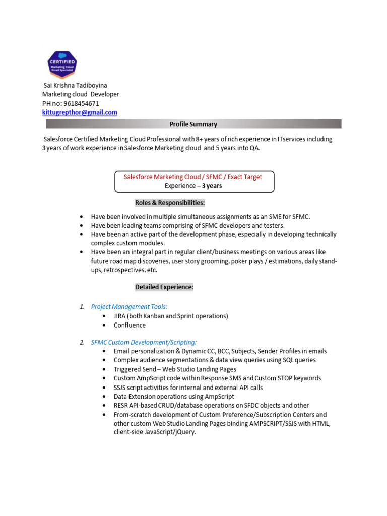 Datorama Basics for SFMC Professionals | PDF | Java Script | World Wide Web