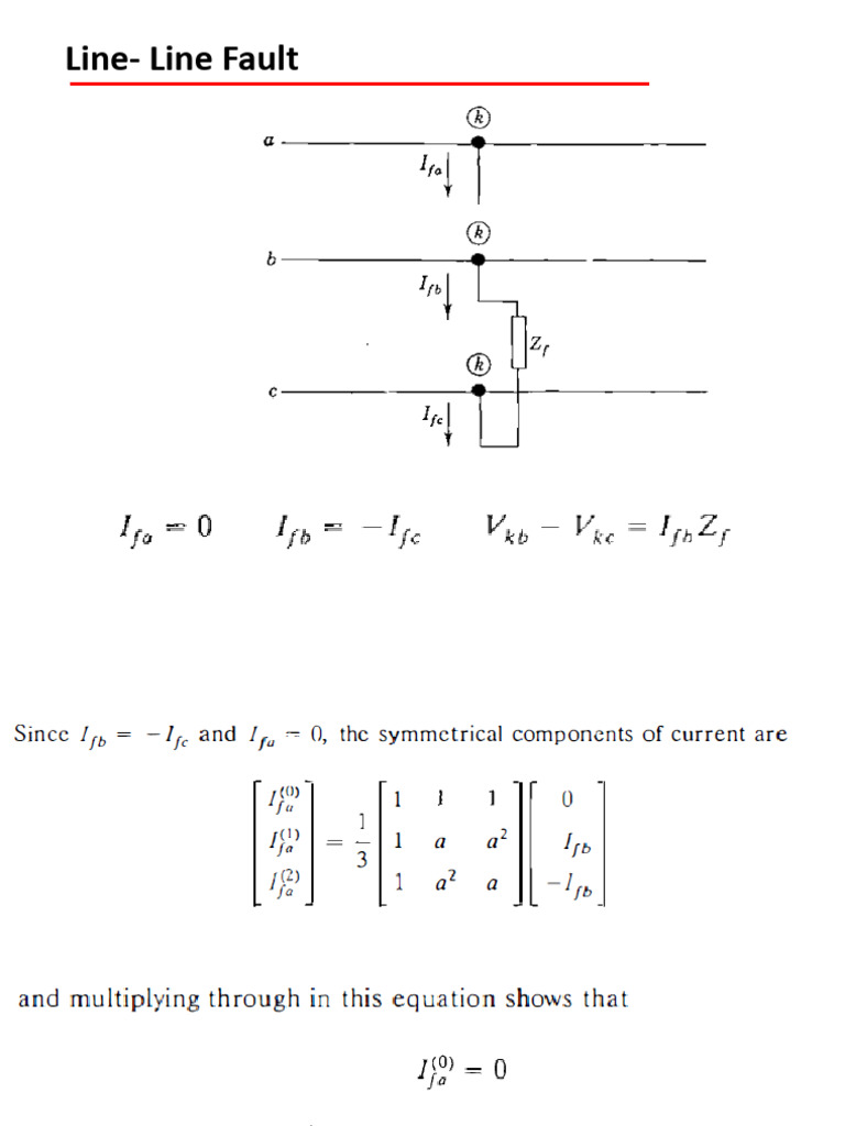 1) Line To Line Fault | PDF