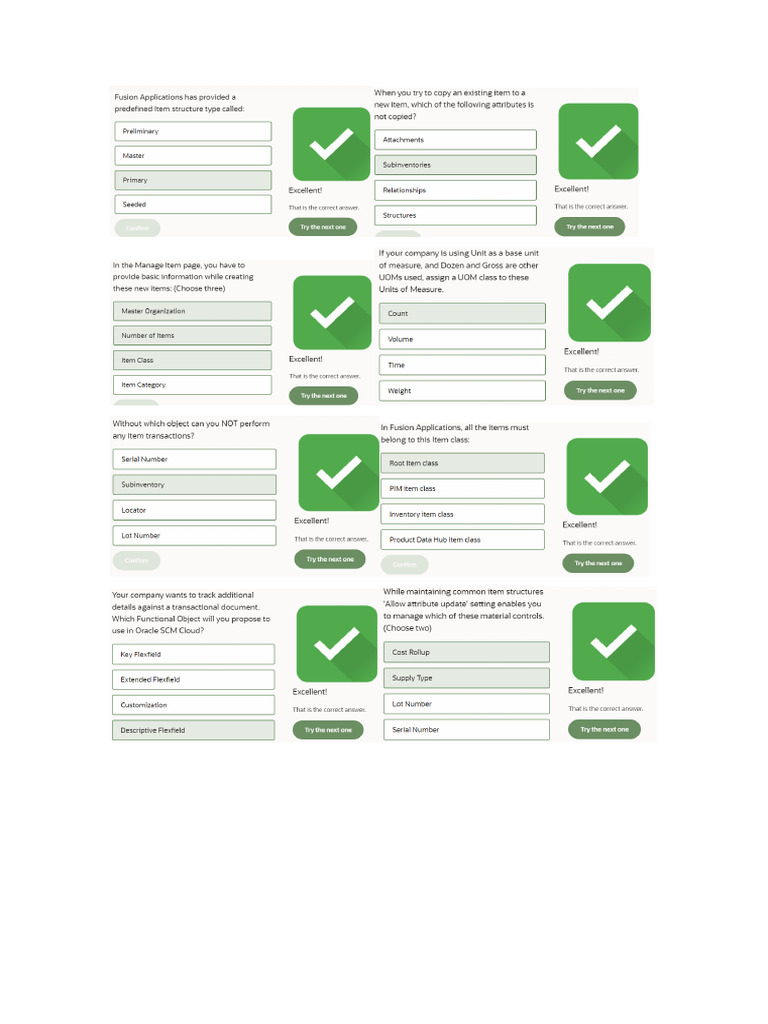 QUIZ - SCM Common Configuration | PDF
