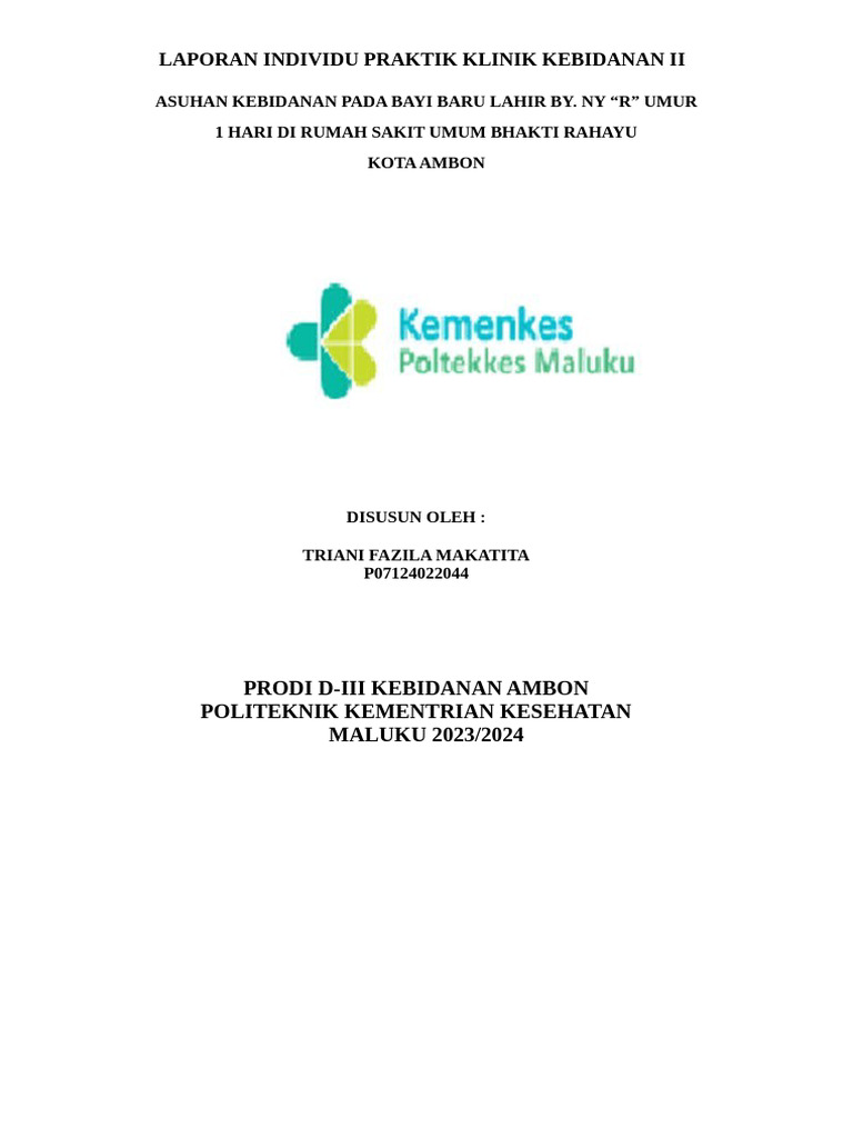 LPKK Ii Rs-Bhakti Rahayu | PDF