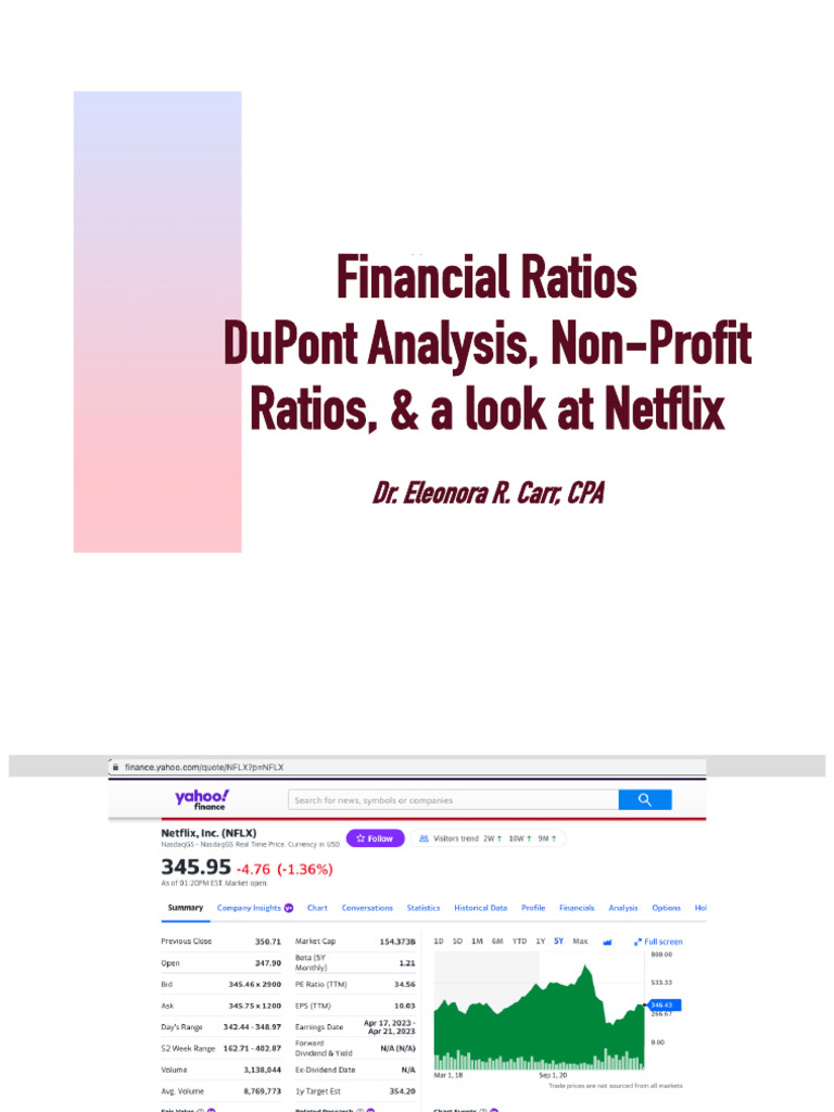 Netflix Financial Ratios Analysis | PDF | Revenue | Expense