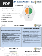 SIH Hackathon PPT | PDF