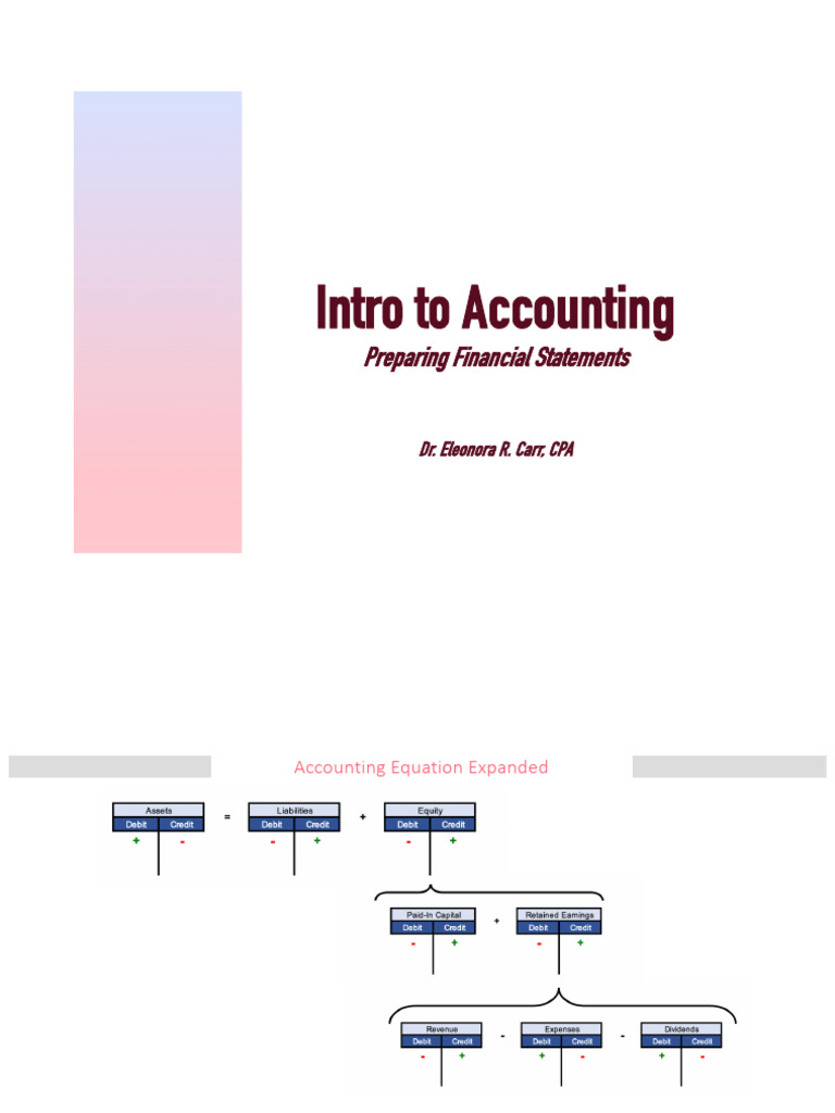 Intro To Accounting-Preparing Financial Statements-Quantic | PDF ...