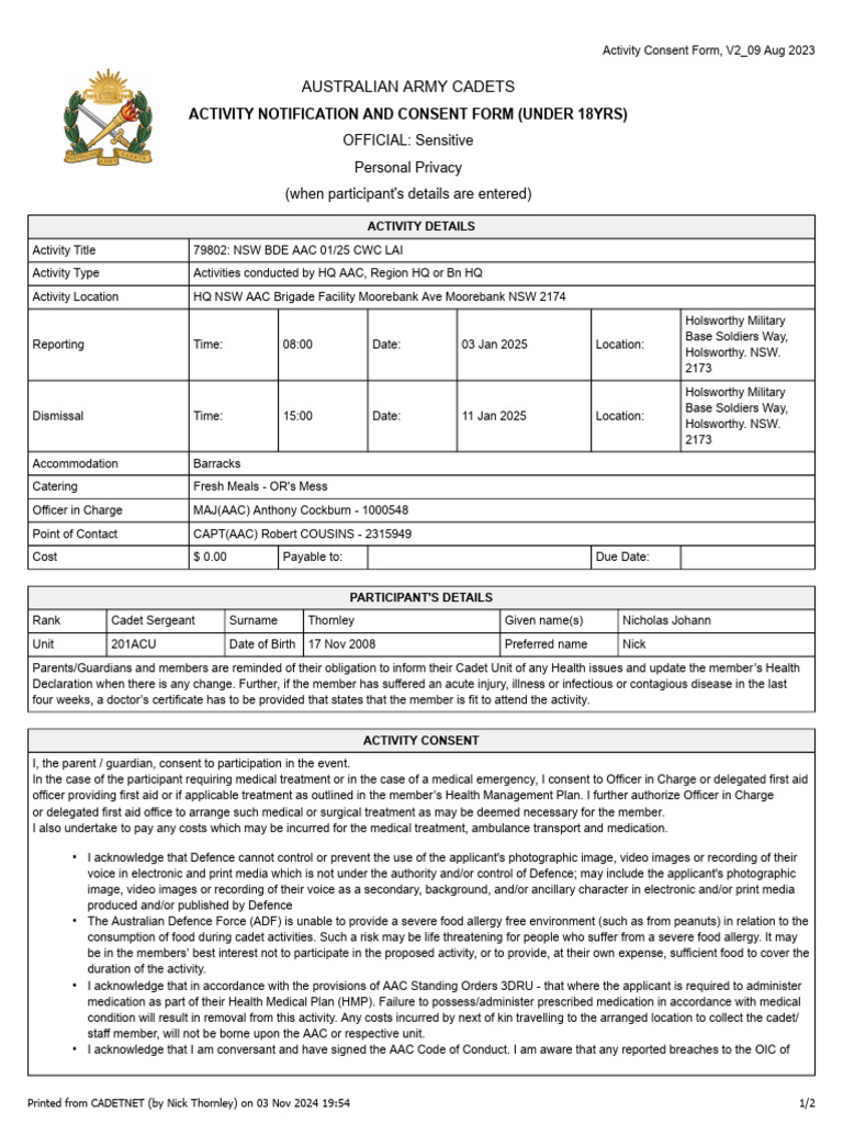 Consent 2382702 20241103 | PDF