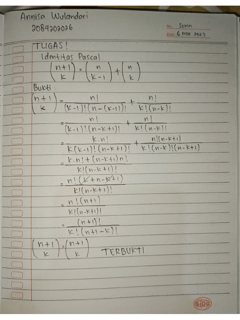 Identitas Pascal - Annisa Wulandari | PDF