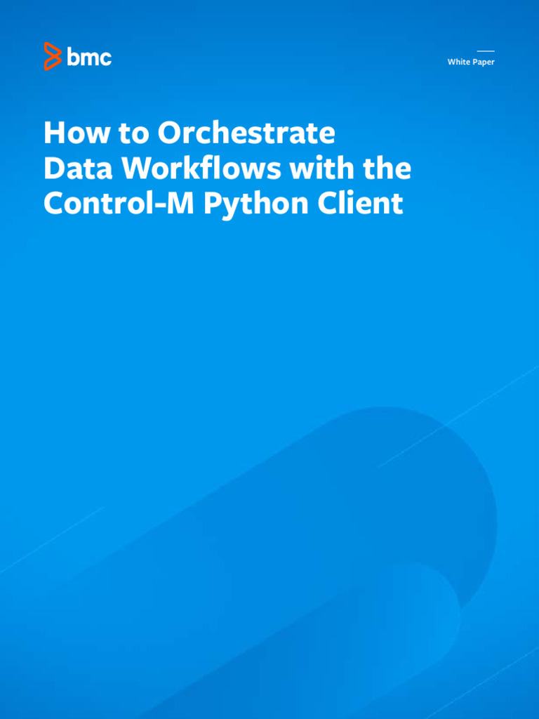 DataOps Automation With Control-M Python Client | PDF | Cloud Computing | Apache Hadoop