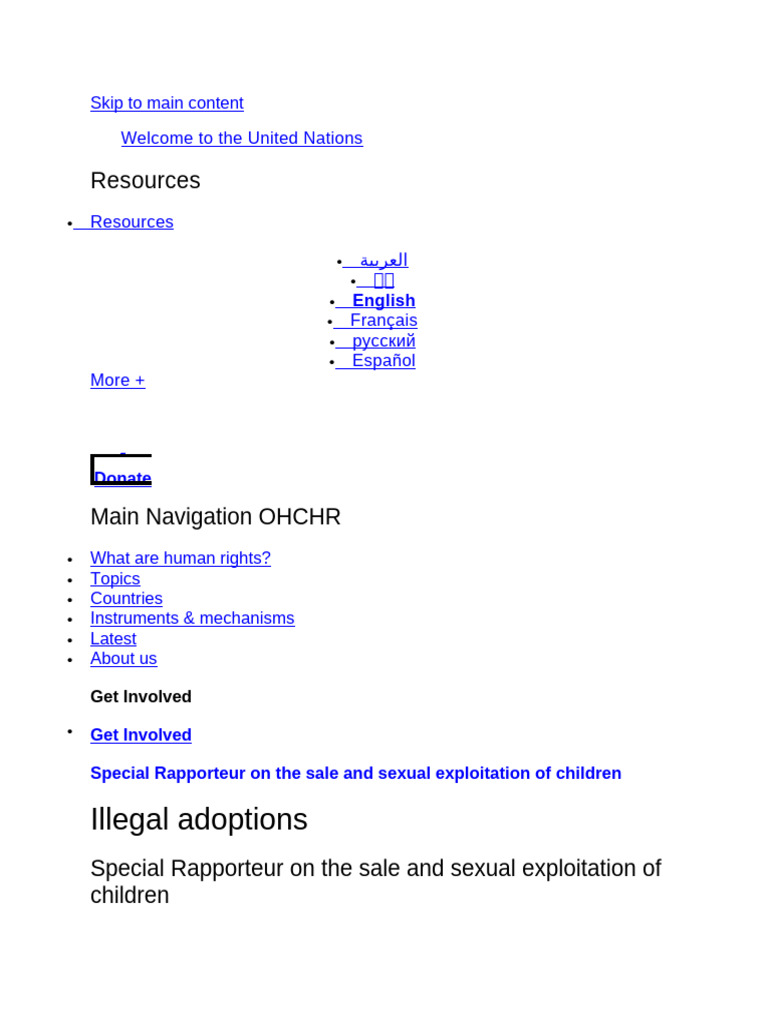 Illegal Adoption | PDF | Adoption | Crimes