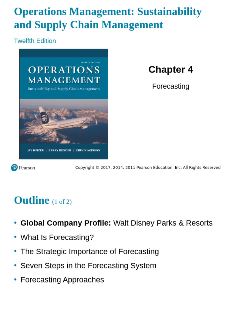 Heizer Om12 Ch04 Accessible | PDF | Forecasting | Regression Analysis