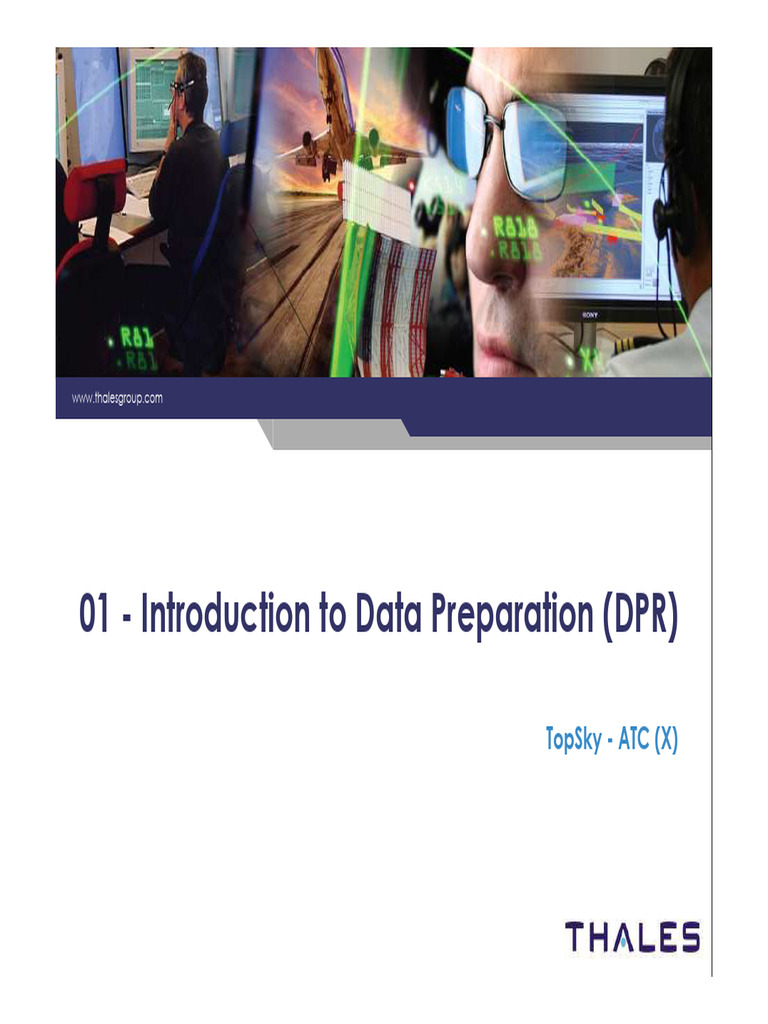 DPR - 01 - DPR Presentation Topsky Atc X | PDF | Computing | Data
