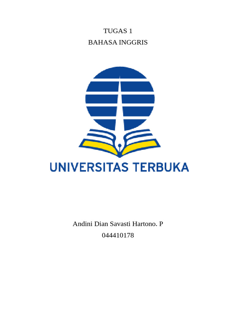 Andini Dian Savasti Hartono.P - T1 - MKWI4201 | PDF | Human Communication