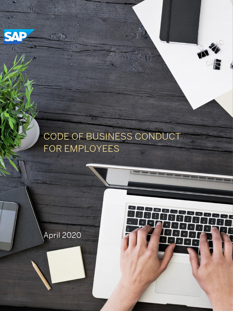 SAP India Employee Conduct Code | PDF | Business Ethics | Conflict Of ...