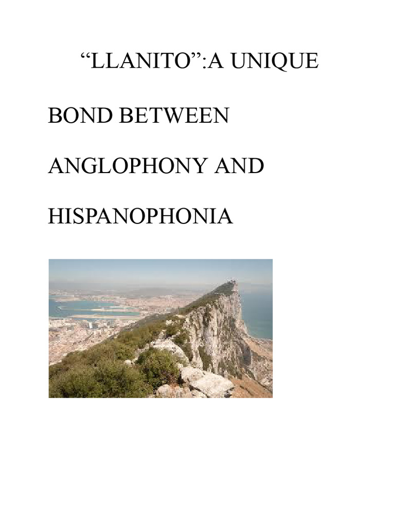 Understanding Llanito: A Unique Dialect | PDF | Dialectology | Human ...