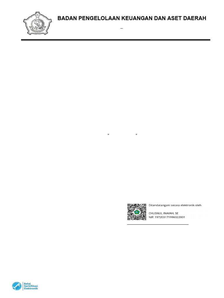 Undangan BPKAD | PDF