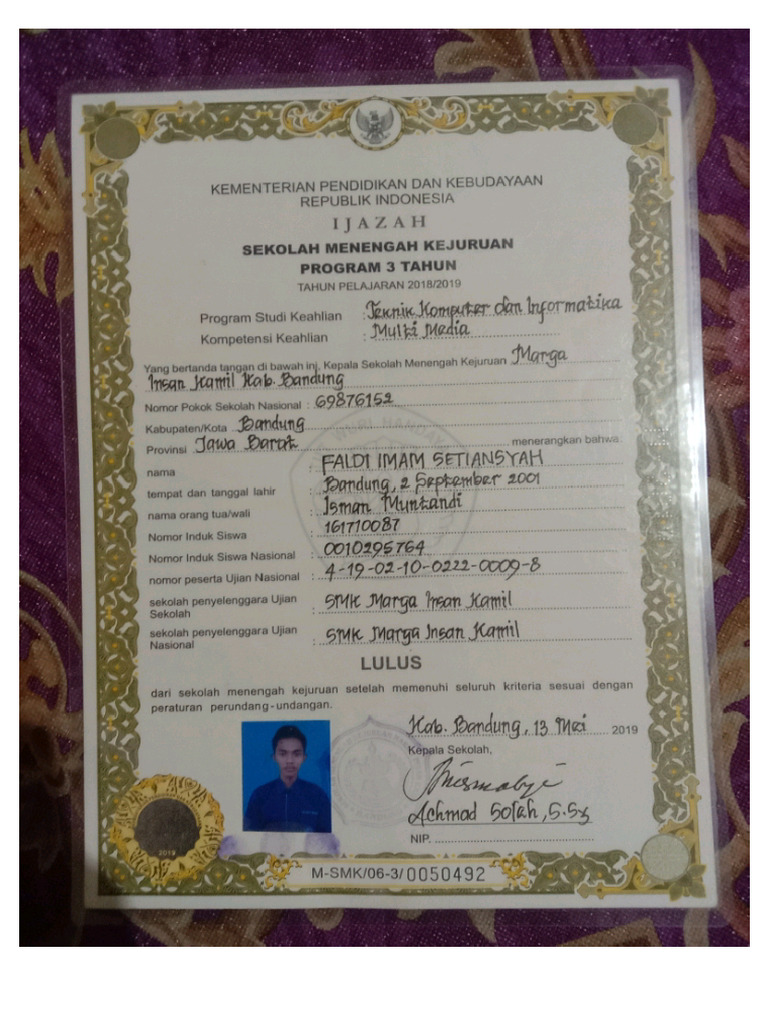 Ijazah Faldi | PDF