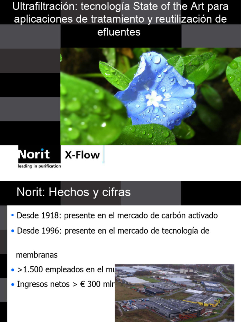 Norit 21-Ultrafiltacion | PDF | Agua | Tecnología Ambiental