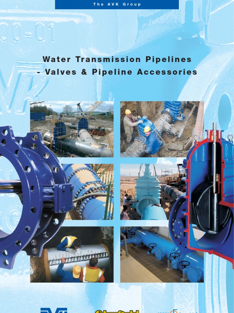 AVK Water Transmission Pipeline Solutions | PDF | Valve | Pipe (Fluid ...