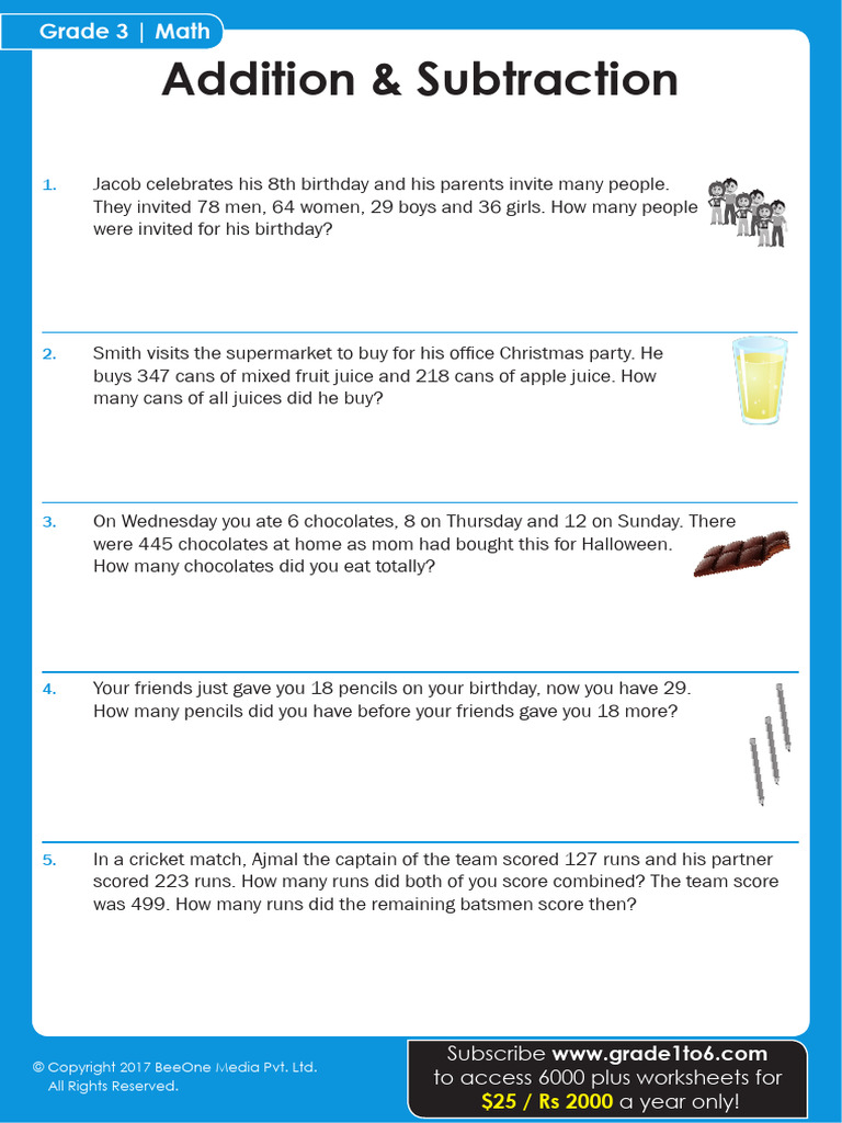 Mixed Word Problem | PDF