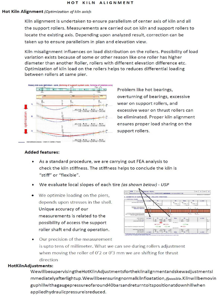 Hot Kiln Alignment Service | PDF