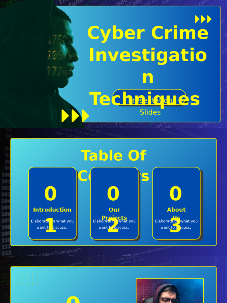 Cyber Crime Investigation Techniques Slides | PDF