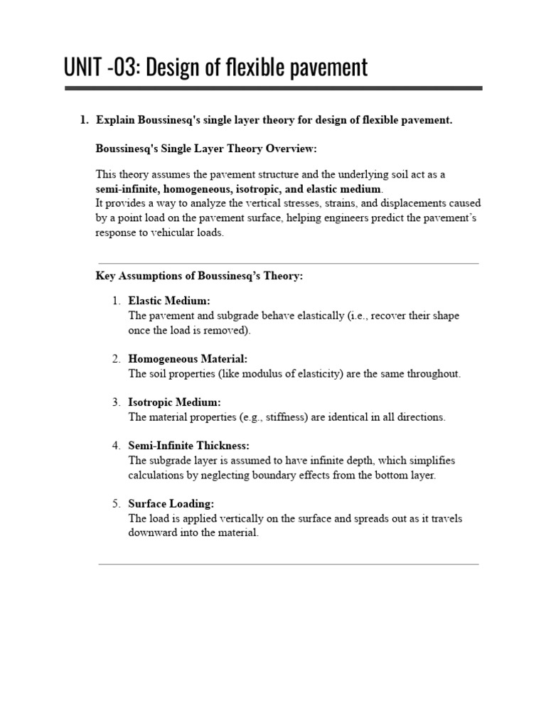Burmister Two-Layer Theory Explained | PDF | Young's Modulus | Road Surface