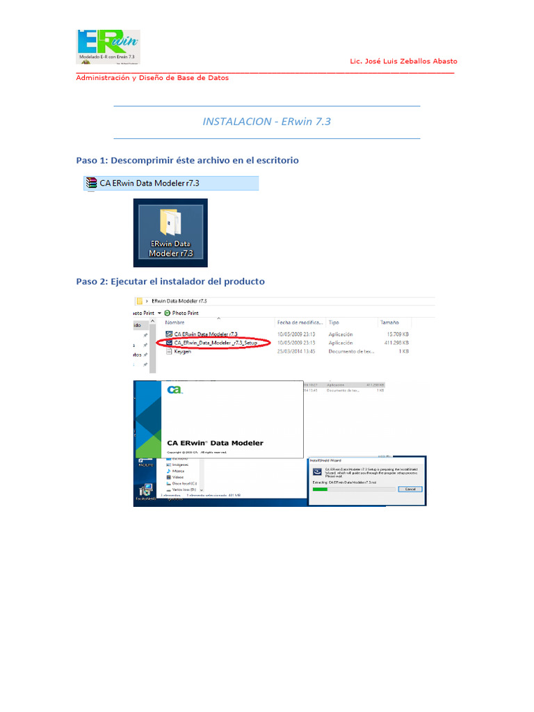 Como Instalar ErWin | PDF | Negocios | Finanzas y dinero