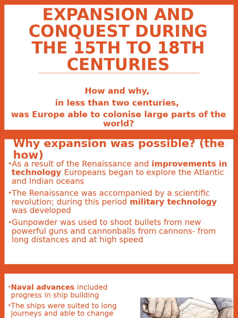 European Colonial Expansion: 15th-18th Centuries | PDF | Age Of ...