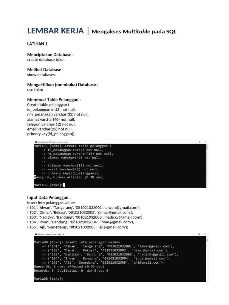 LK 01 (Select MultiTable) | PDF