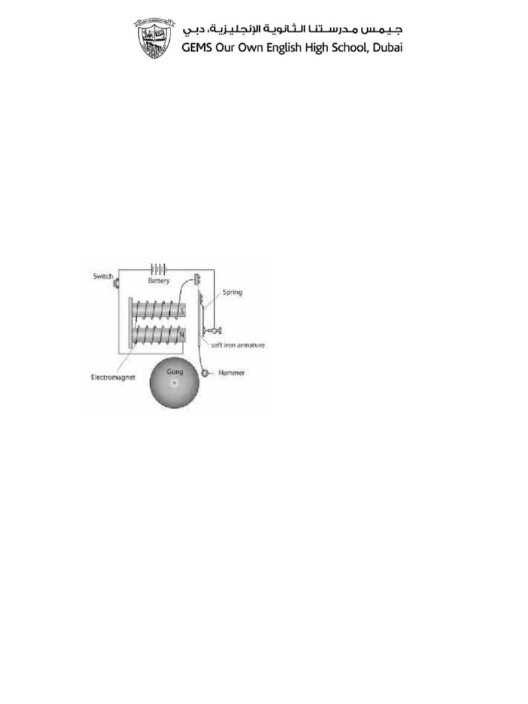 Electric Current and Simple Circuits Notebook Questions | PDF