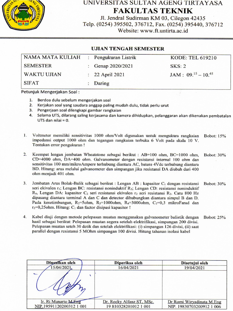 UTS PENGLIS Genap 2020 - 2021 | PDF