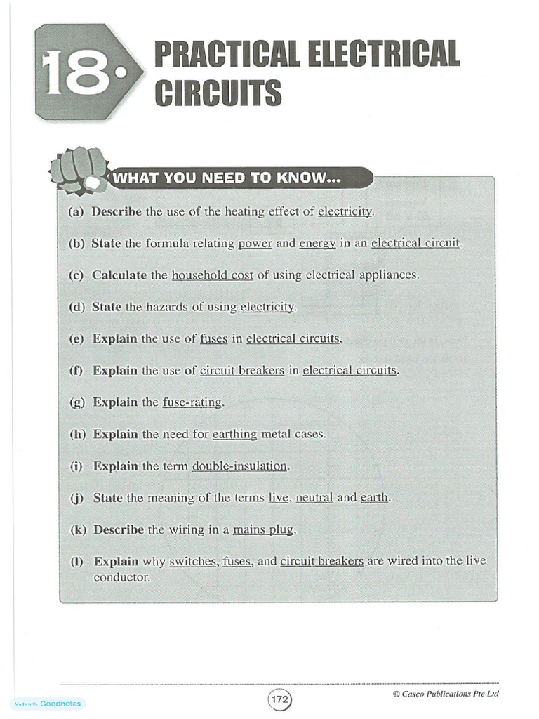 08 Practical Electricity Circuits | PDF