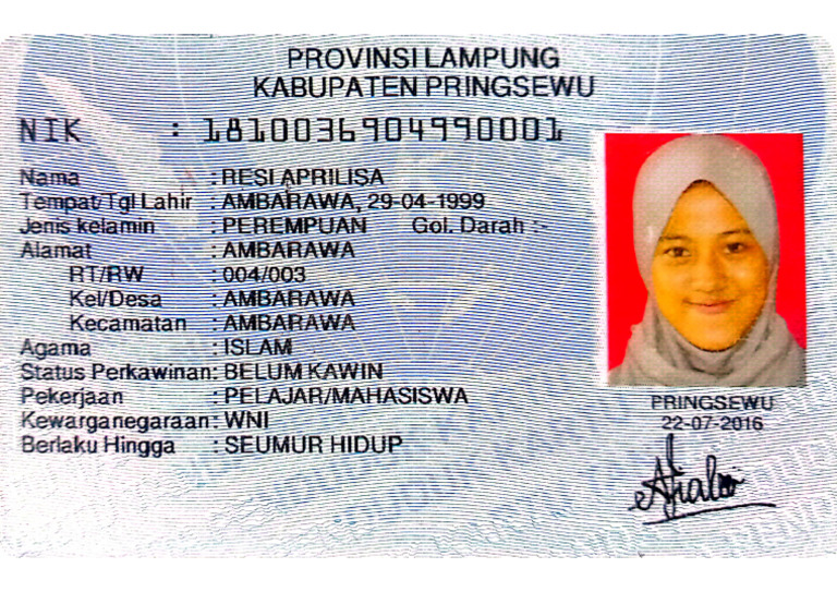 KTP - 1 - KTP Resi | PDF