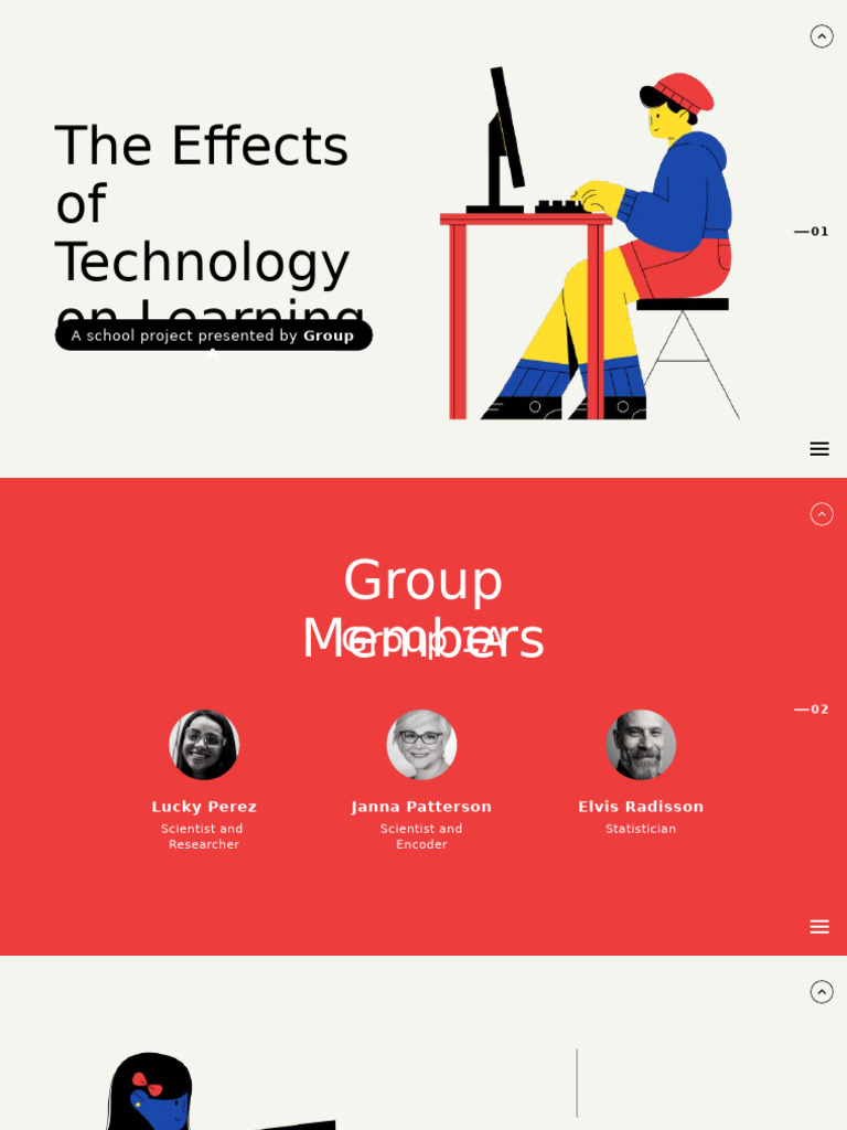 Colorful Modern Illustrated Learning and Technology School Project Education Presentation | PDF ...