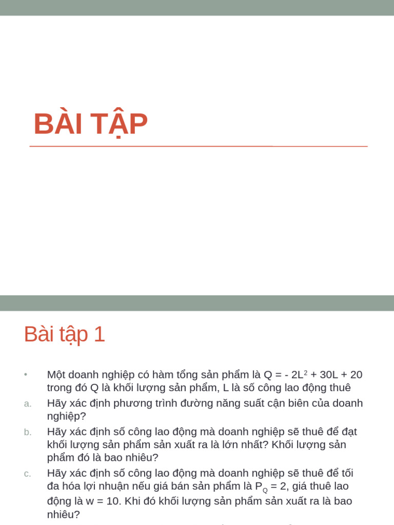 Bai Tap Luyen Tap | PDF