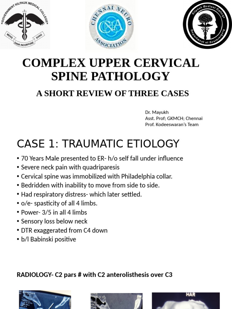 Complex CVJ Pathology | PDF