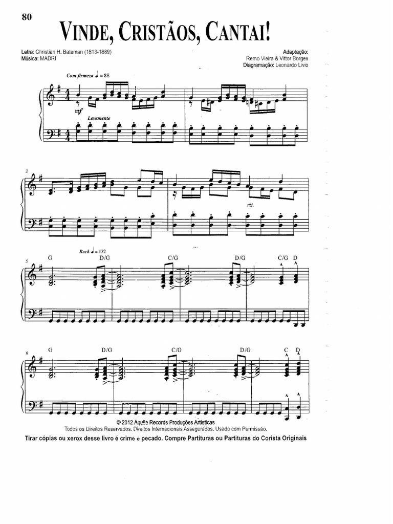 07 Vinde, Cristãos, Cantai | PDF