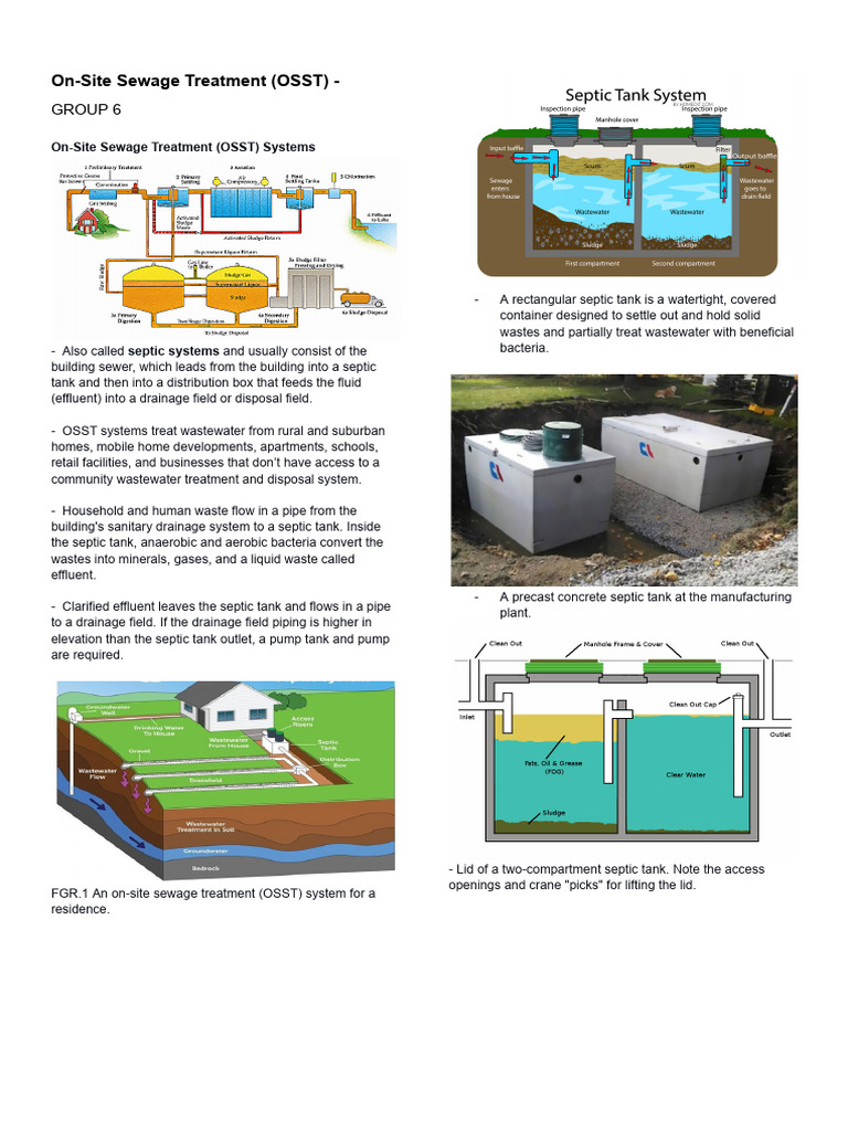 On-Site Sewage Treatment (OSST) | PDF | Sewage Treatment | Septic Tank